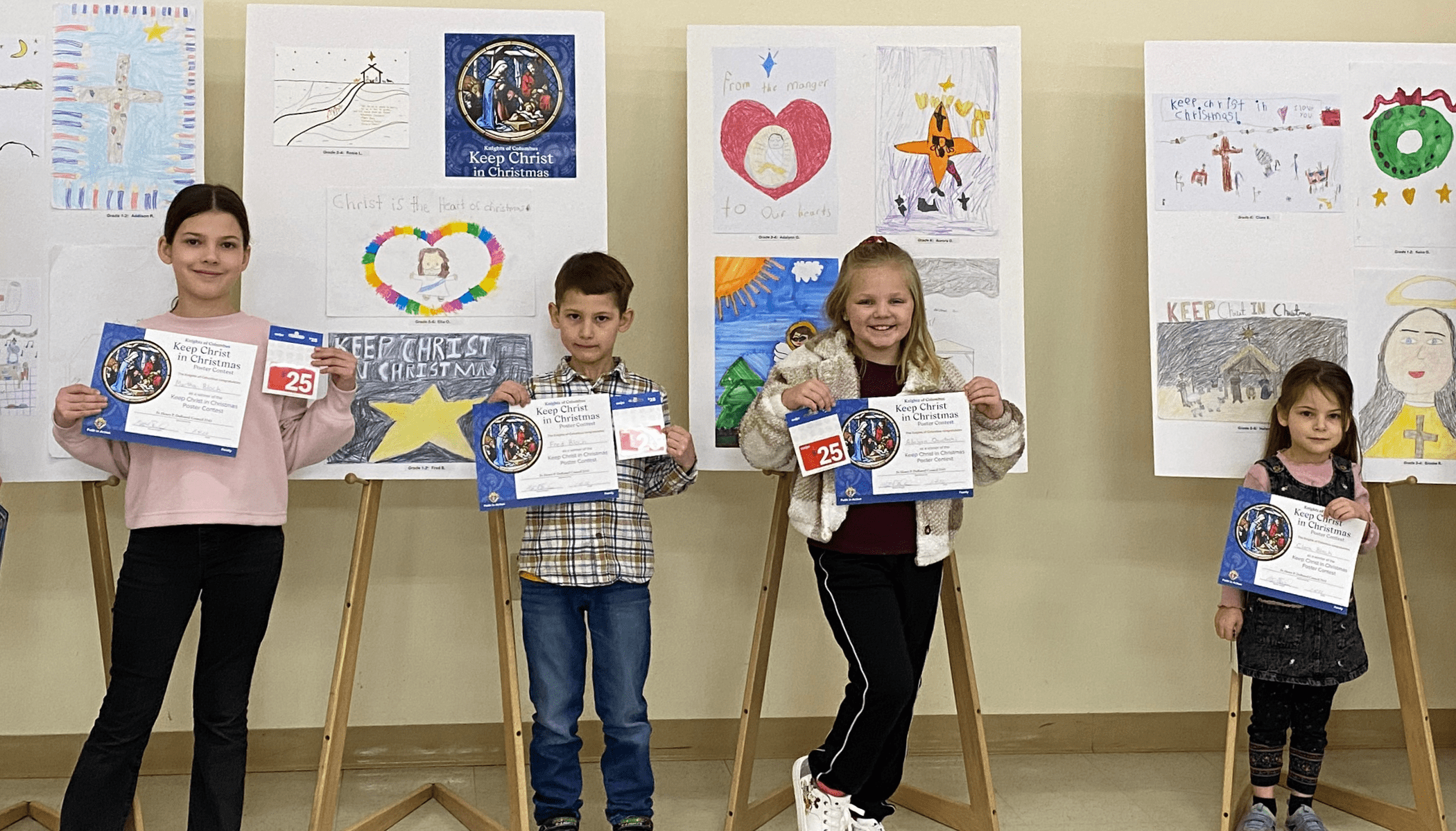 Winners Announced for 2025 Assumption K of C Keep Christ in Christmas ...